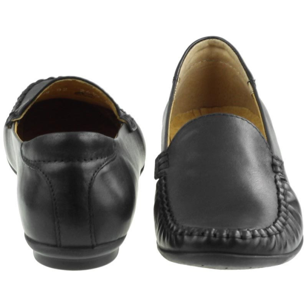 Mokasyny Lesta 3692 Czarne lico R.36